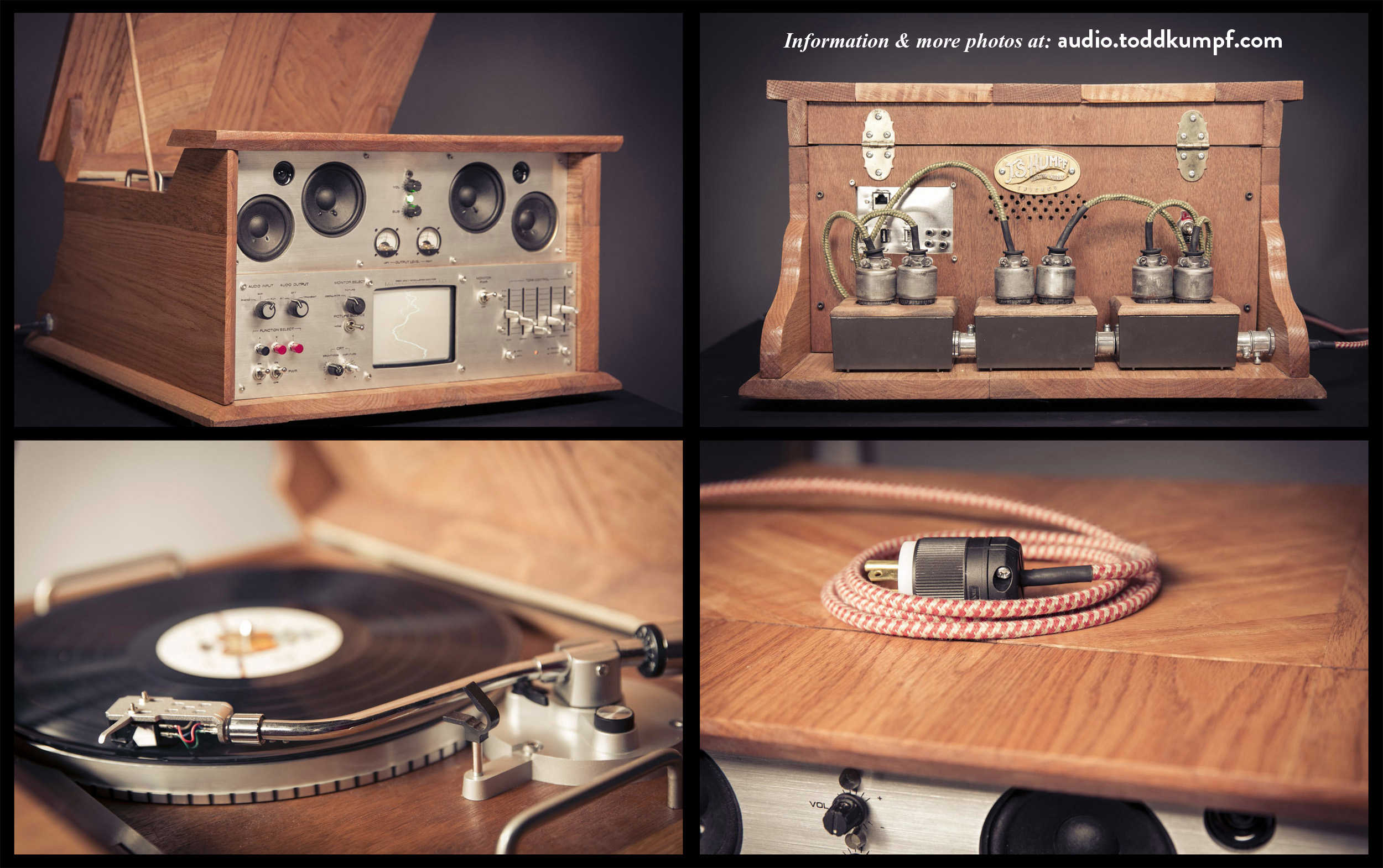 I built a custom vintage-styled stereo that streams music from Wi-Fi ...